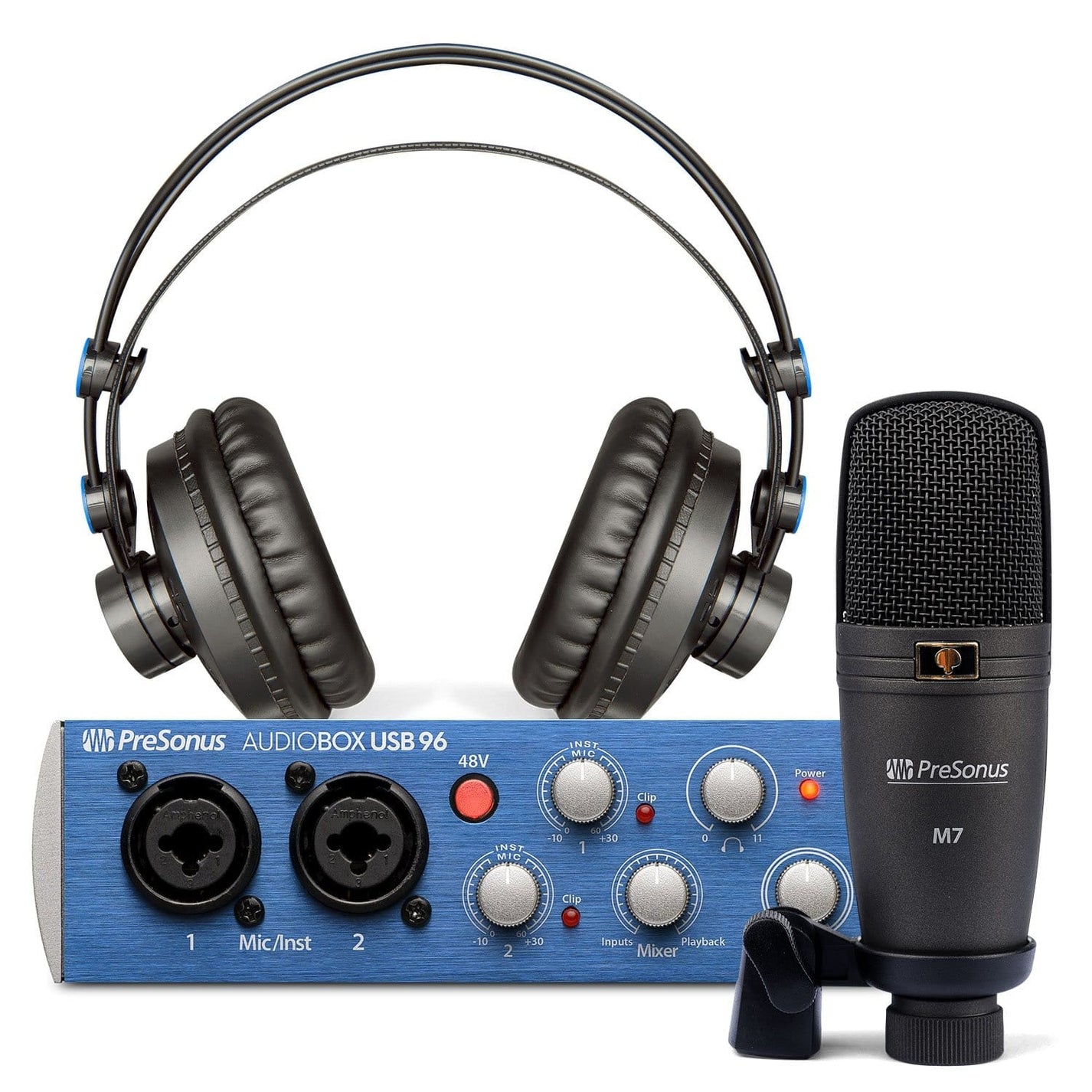 PreSonus AudioBox 96 Studio USB 2.0 Complete Recording Kit – Solotech