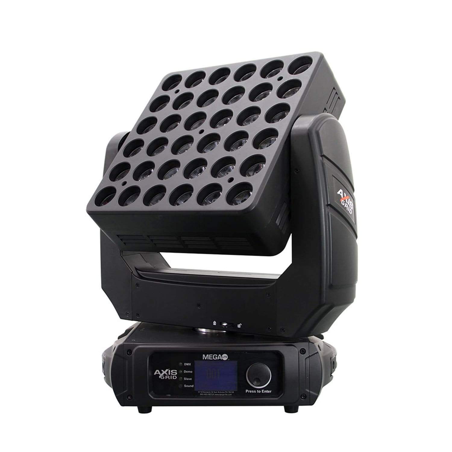 Mega Lite Axis Grid 36x10-Watt RGBW LED Moving Head