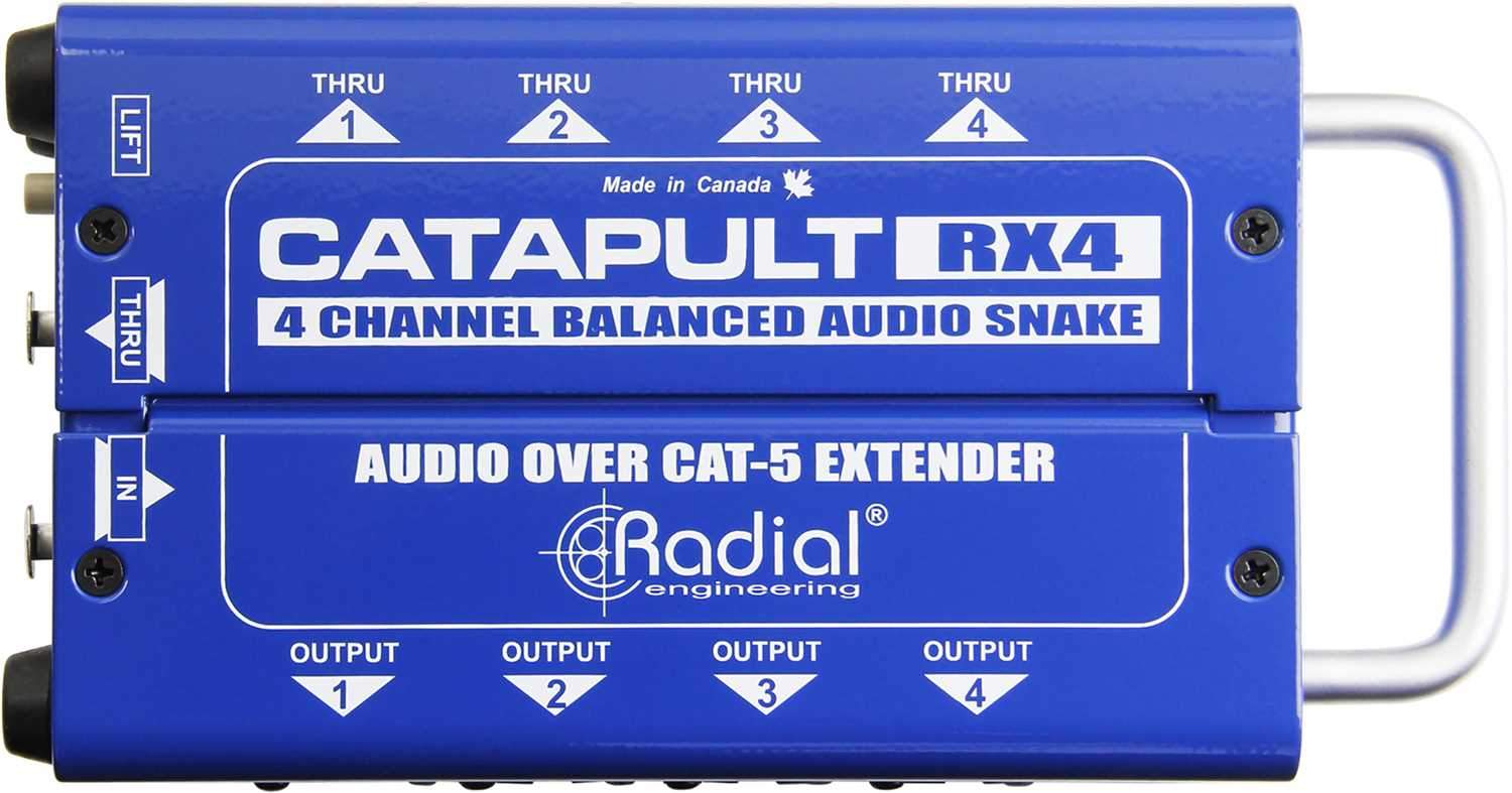 Radial Catapult RX4 4ch Receiver with Balanced Outs