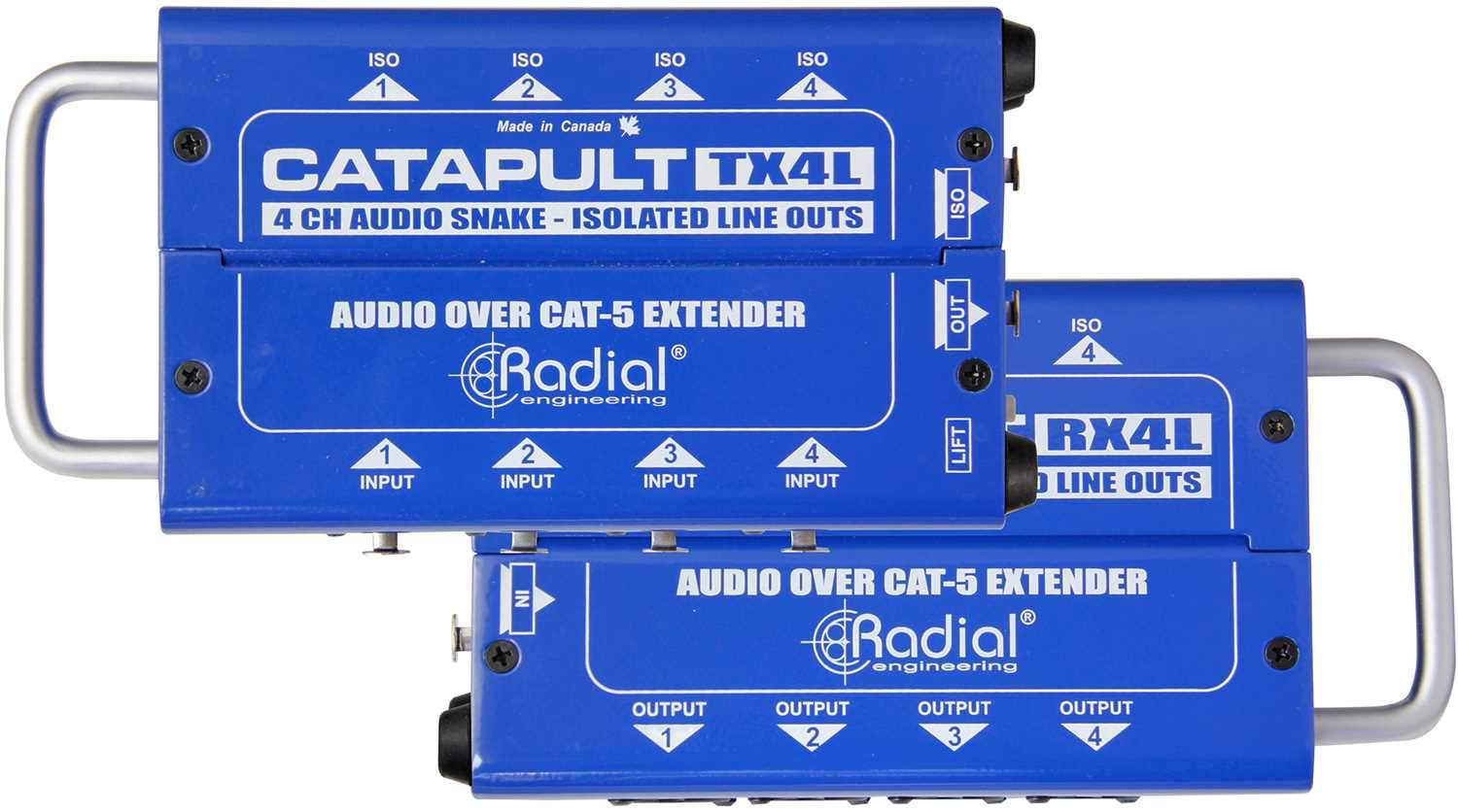 Radial Catapult RX4L 4-Channel Receiver Line-level – Solotech