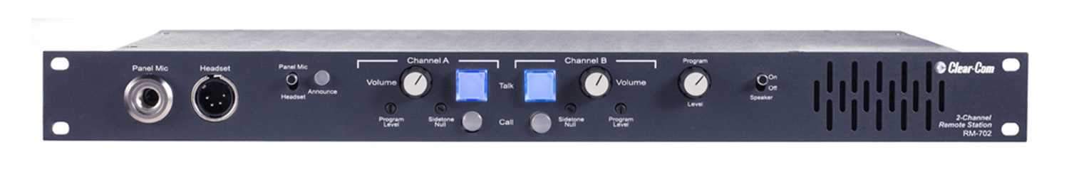 Clear-Com RM-702 2-Ch Remote Intercom Station