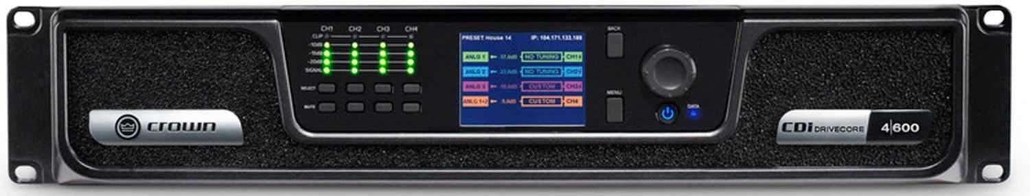 Crown CDi DriveCore 4-Channel 600W Power Amplifier