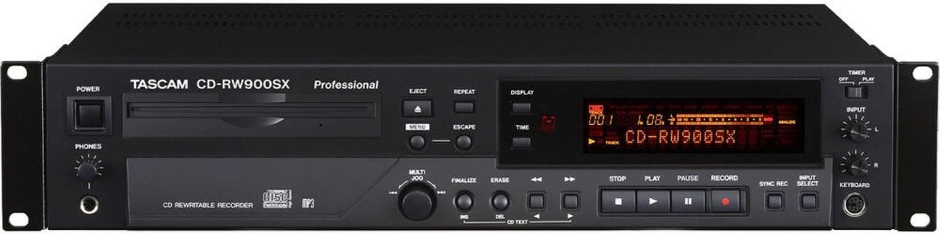 Tascam CDRW-900SX Professional Rackmount CD Recorder/Player