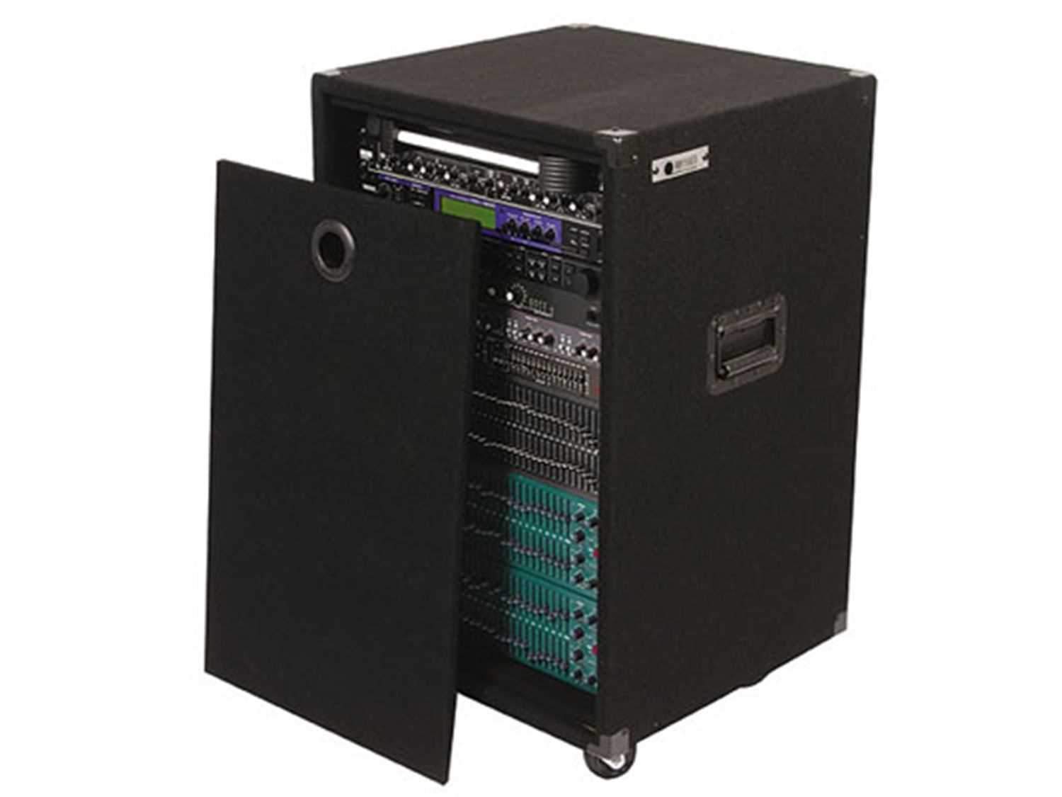 Odyssey CRE16W 16 Space Cpt Med Dty Rack Case with | Solotech
