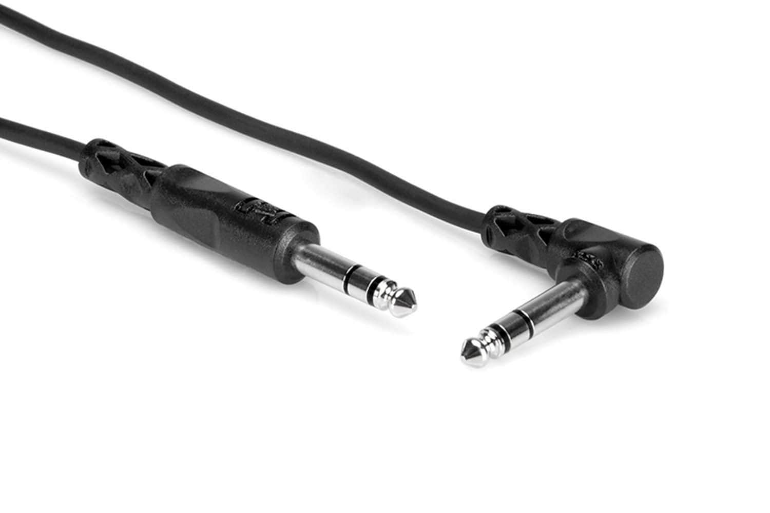 Hosa CSS-115R 1/4 TRS Right-Angle to 1/4 TRS 15ft Cable