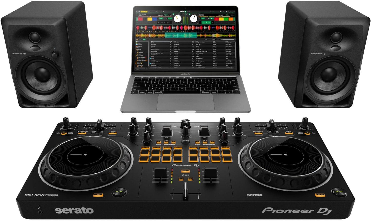 Pioneer DJ DDJ-REV1 Scratch-Style 2-Channel DJ Controller for Serato DJ ...