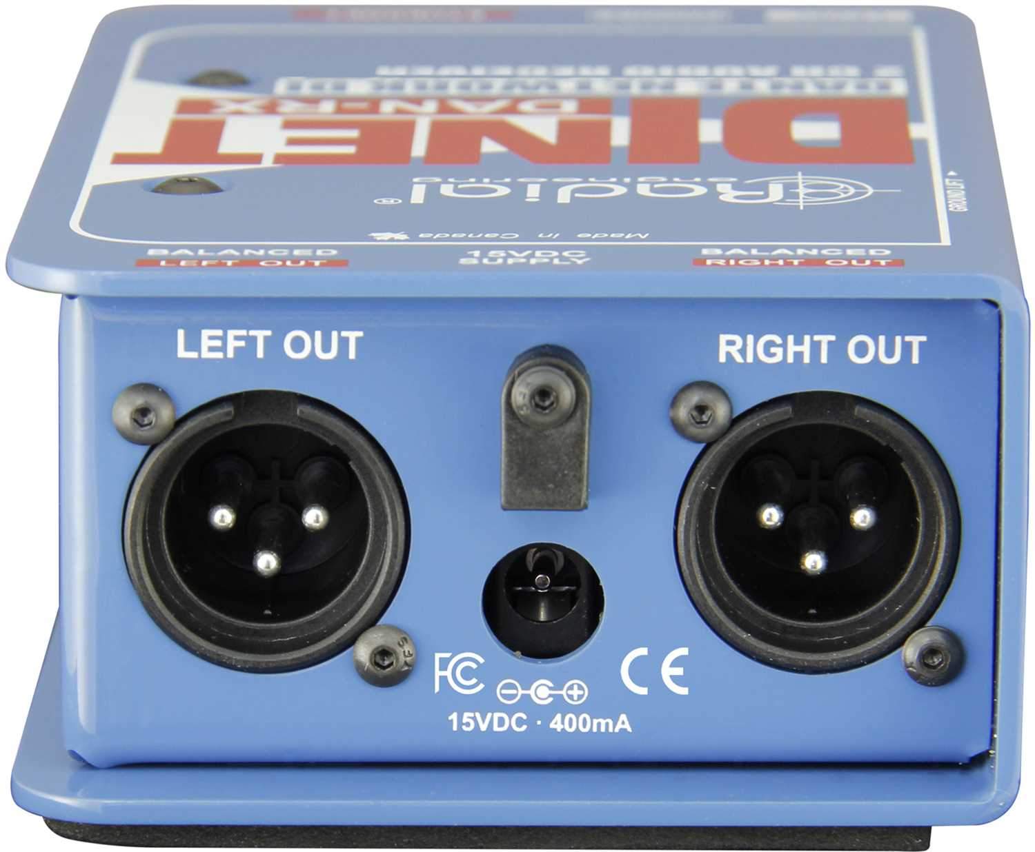 Radial DiNet Dan-RX 2-Channel Dante Audio Receiver