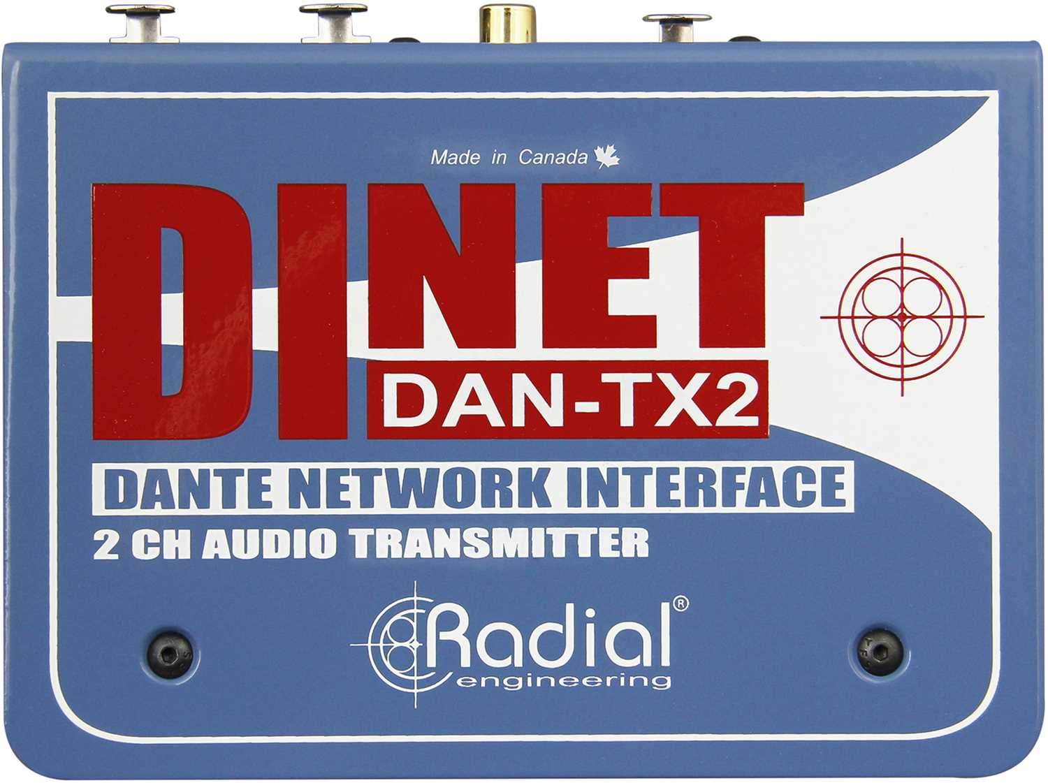 Radial DiNet DAN-RX2 Dante Network Receiver
