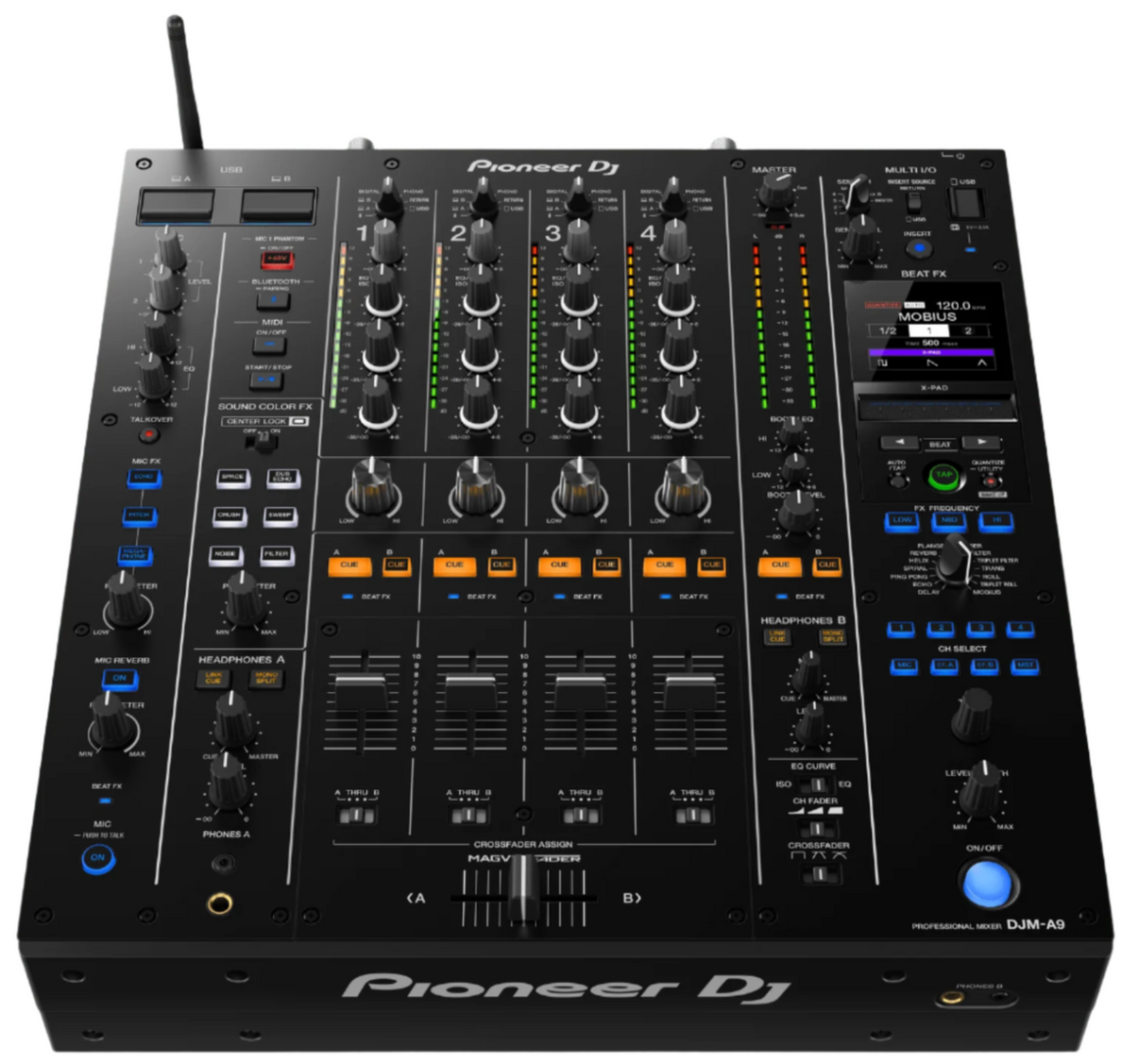 Pioneer DJ DJM A9 4-Channel Professional DJ Mixer