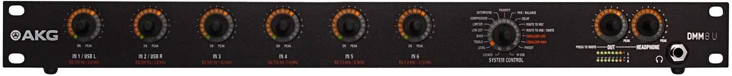 AKG DMM8 UL 8ch Digital Automatic Mic Mixer with LAN