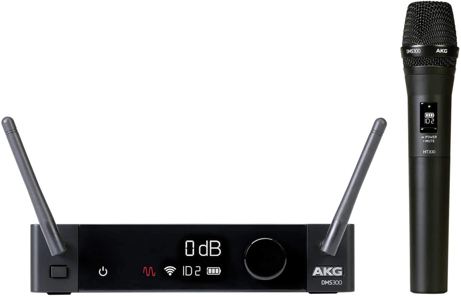 AKG DMS300 Digital Wireless Handheld Microphone System – Solotech