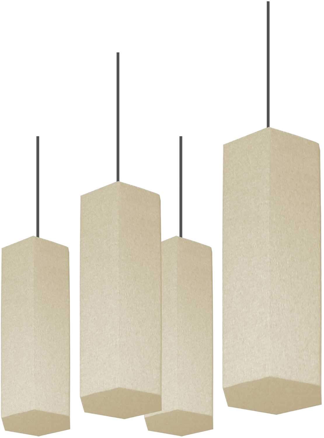 Primacoustic Hexagon Hanging Lantern Baffle Beige