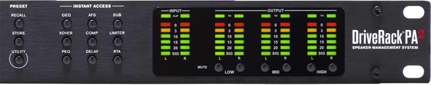 Dbx DriveRack PA2 Speaker & PA Management System