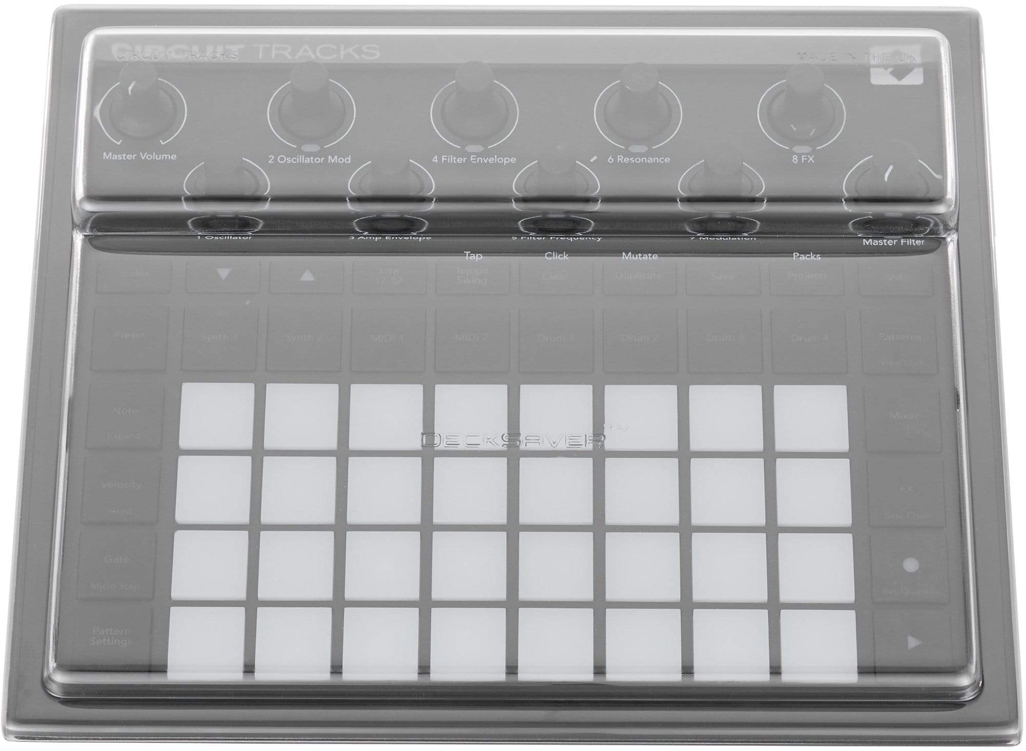 Decksaver DS-PC-CIRCUITTRACKS Cover for Novation Circuit Tracks | Solotech