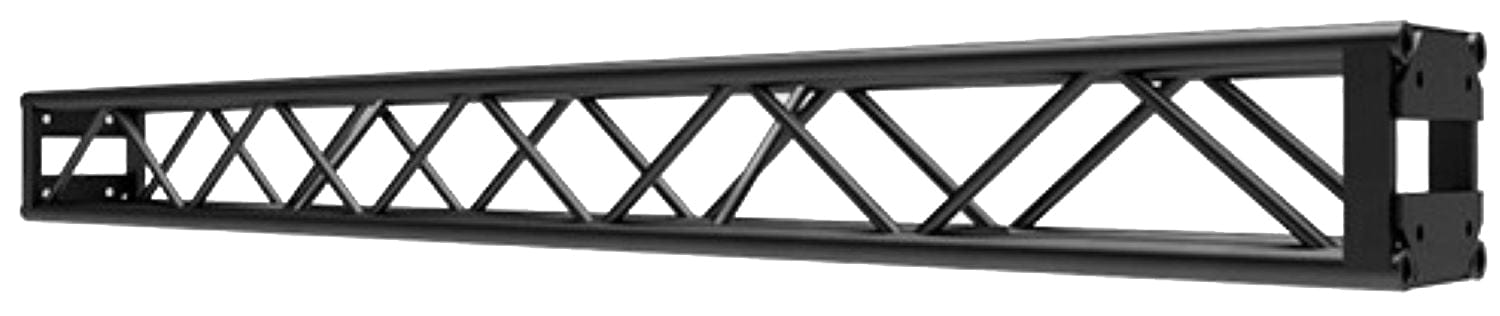 DuraTruss DT-GP10-BLK 10-Foot End-Plated Square Truss -Black