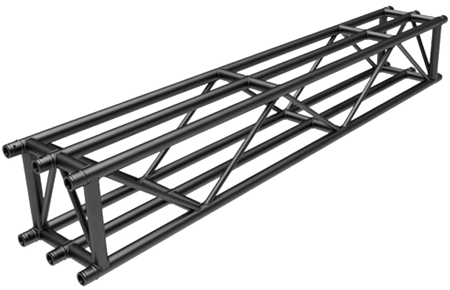 DuraTruss DT46-250-BLK 8.20-Foot DT46 Square Truss with 6 Cords -Black ...