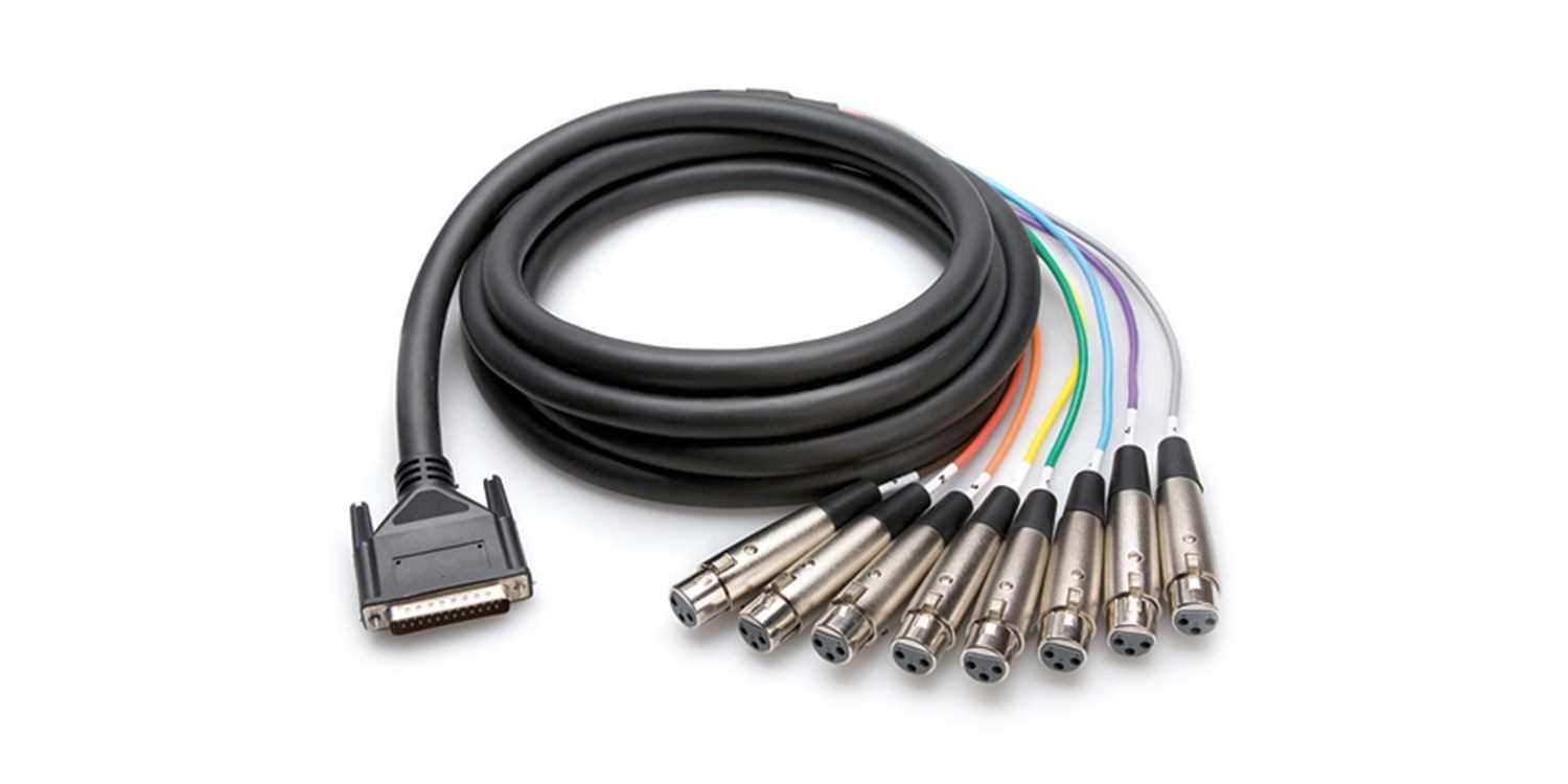 Hosa DTF-803 Balanced Snake XLR (F) to DB25 3M