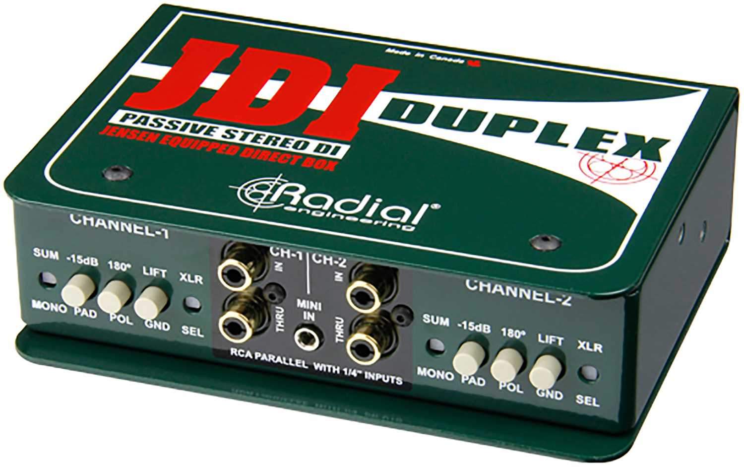 Radial Duplex 2 Channel Passive DI Box