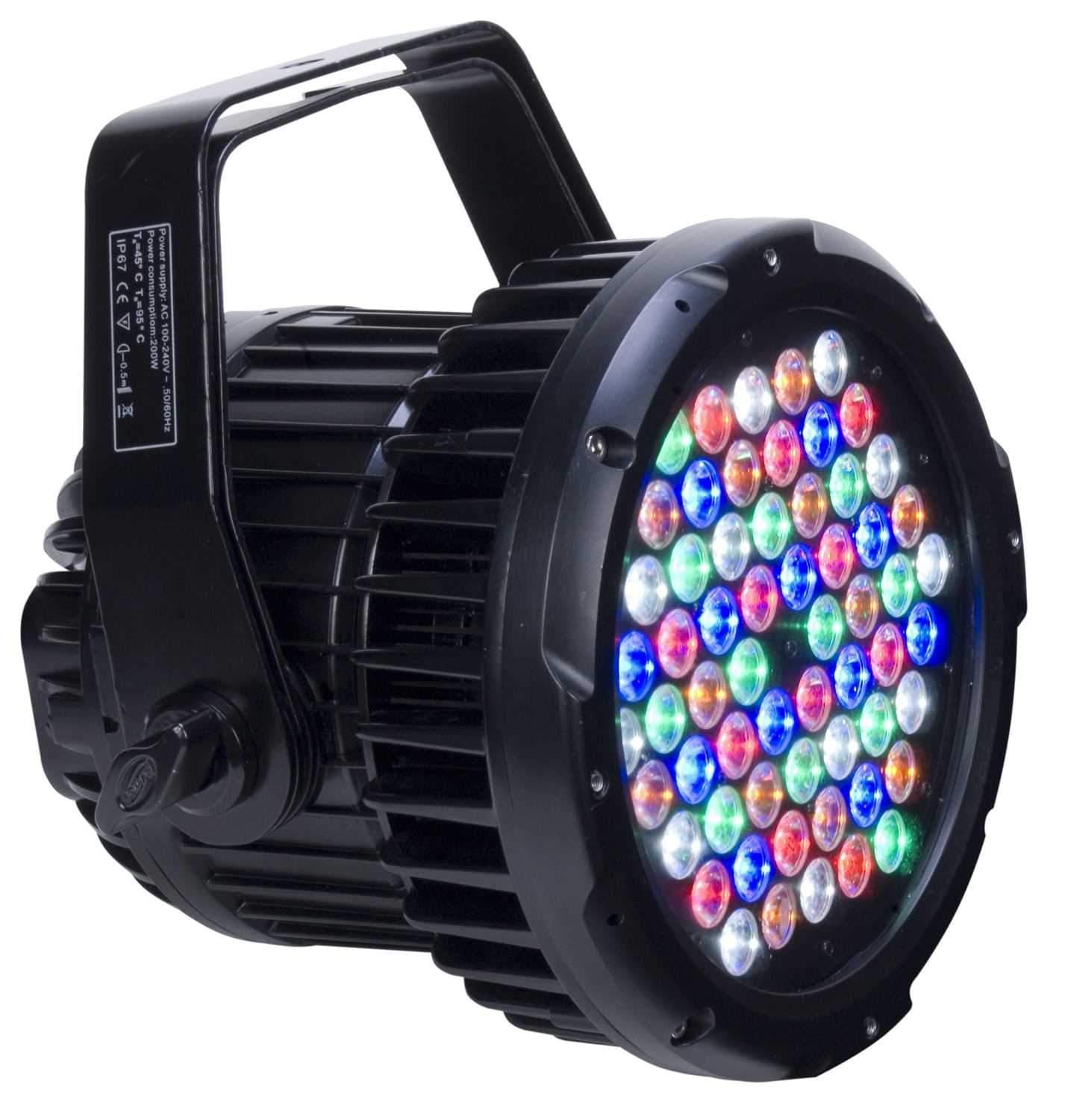 Elation ELAR180RGBAW Black High Power LED Pro Par