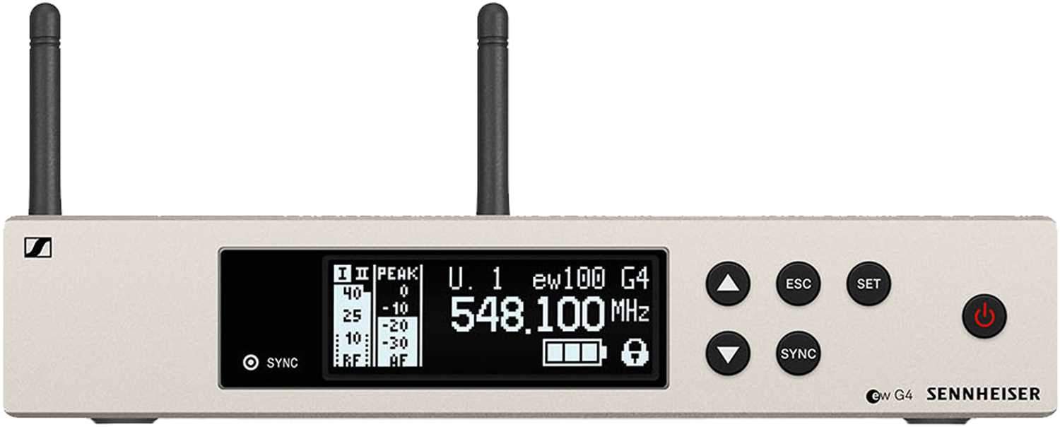 Sennheiser EM 100 G4 Evolution Wireless True Diversity Receiver G ...