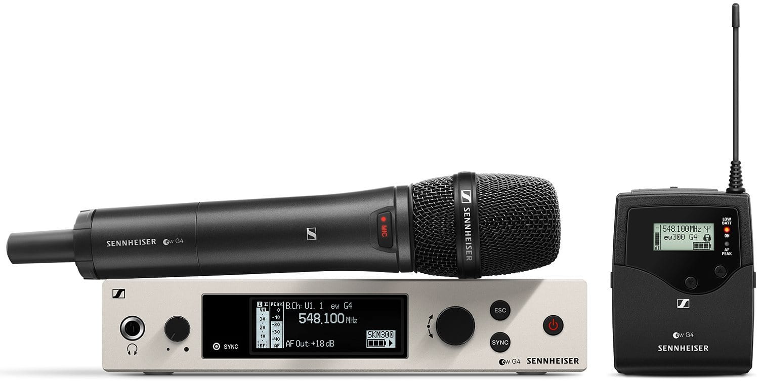 Sennheiser ew 300 G4 Evolution Wireless Handheld/Bodypack Base Set ...