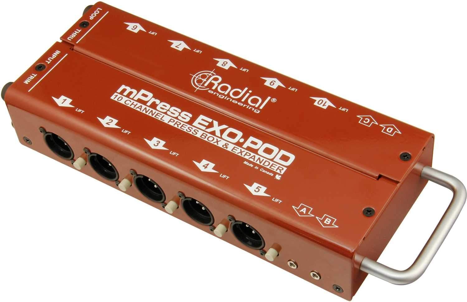 Radial Exo-Pod Press-box Expander Floorbox – Solotech
