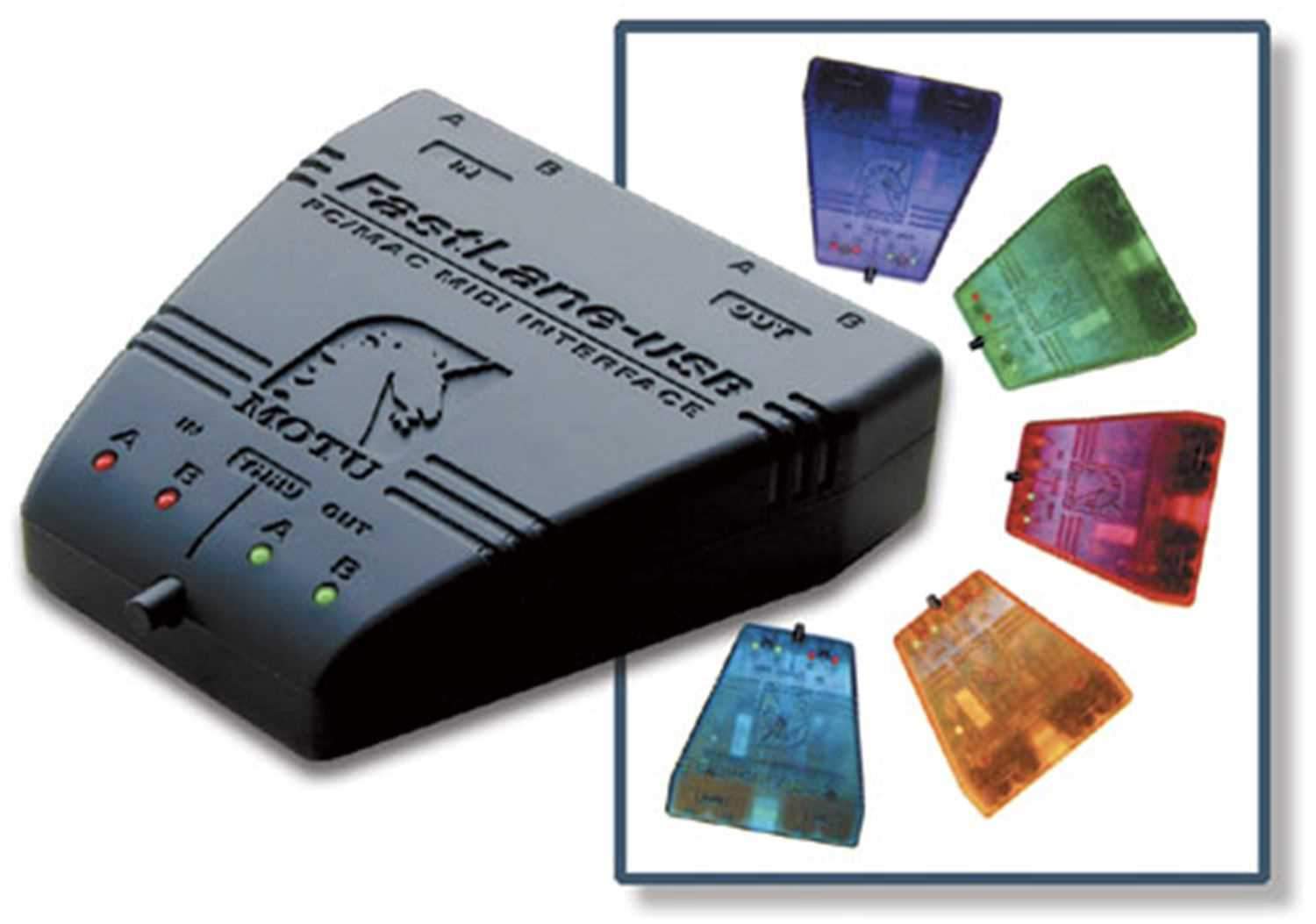 MOTU FASTLANE USB Midi Interface - Blue