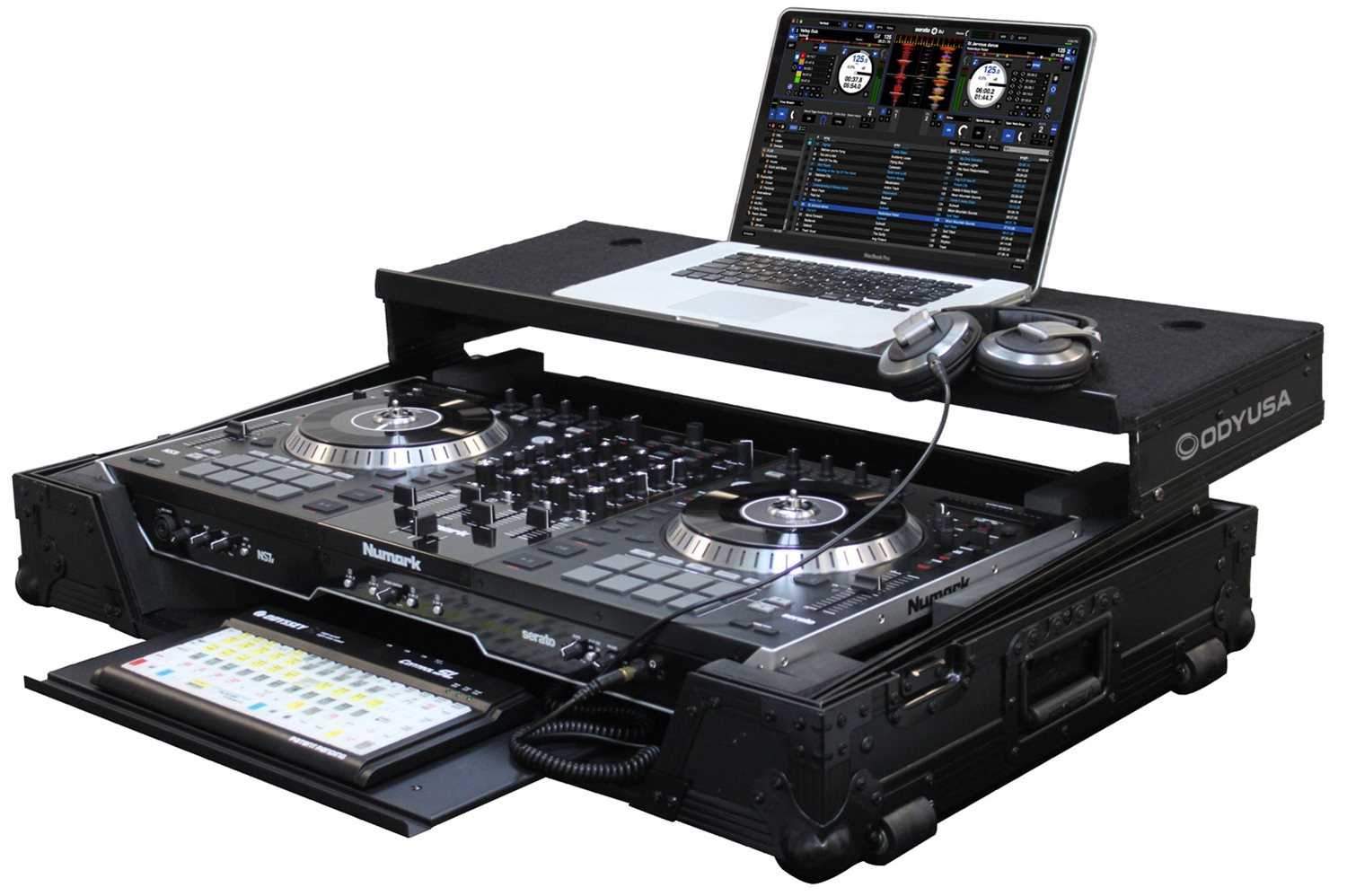Odyssey Glide Case for Numark NS7II DJ Controller