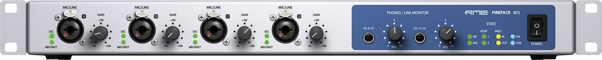 RME Fireface 802 24 60-Channel USB 2.0 or Firewire Audio Interface ...