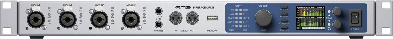 RME Fireface UFX II 60-Channel Hi-Performance USB 2.0 Audio Interface ...