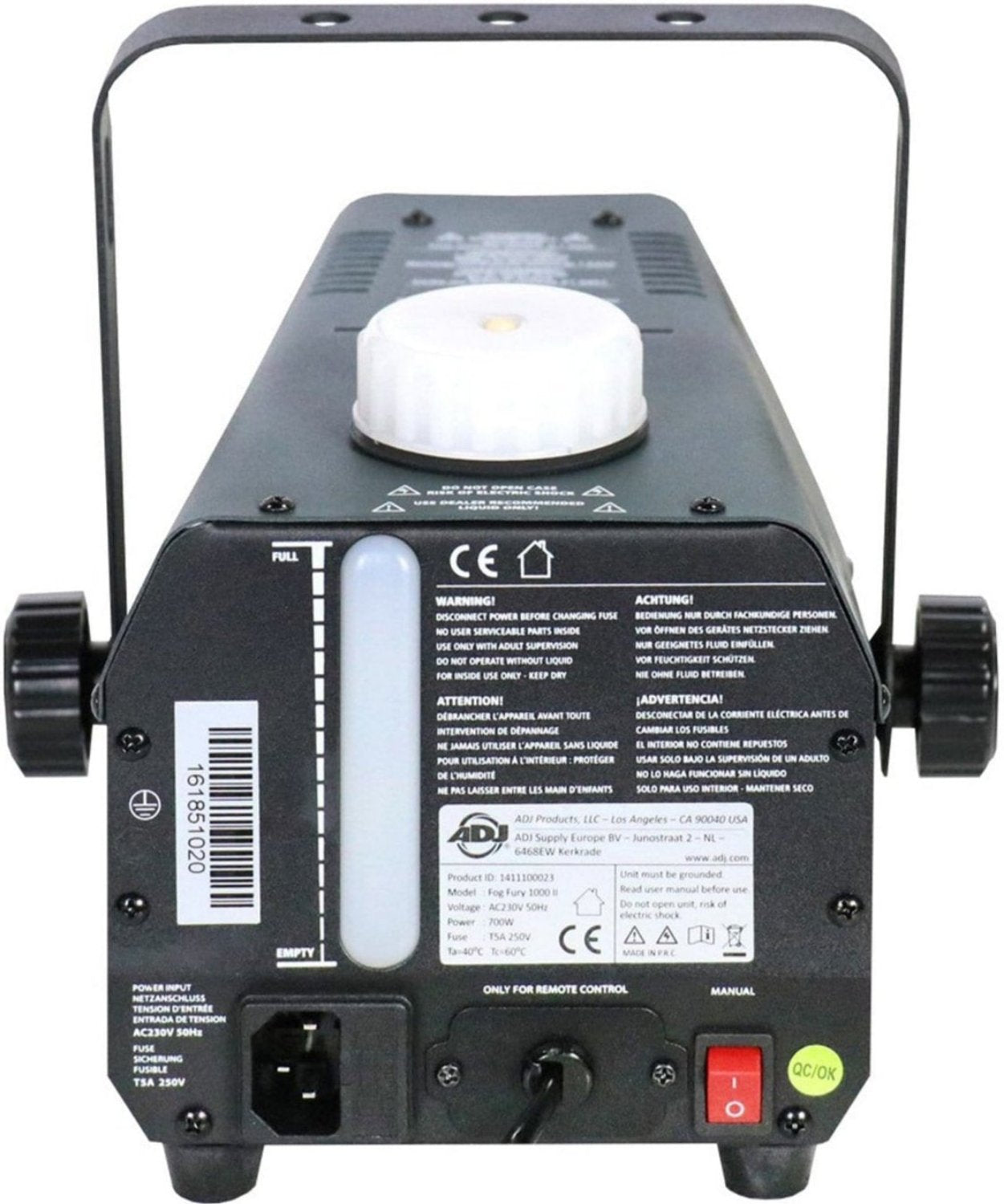 ADJ American DJ Fog Fury 1000 II High-Output Fog Machine | Solotech