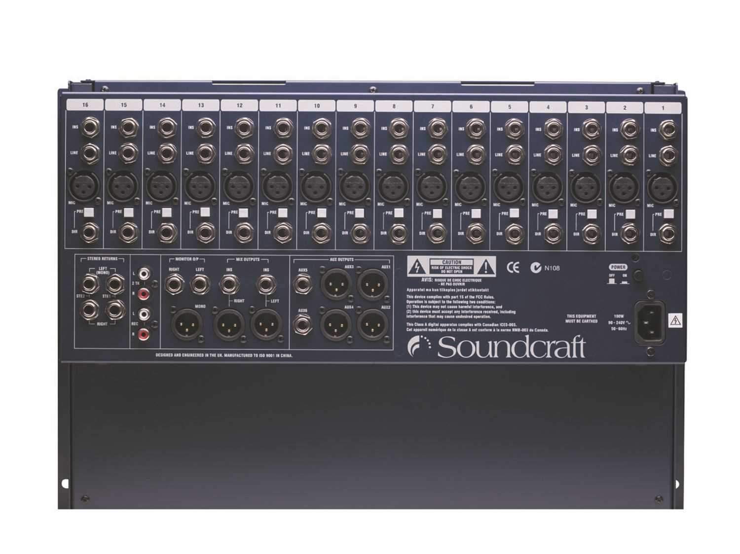 Soundcraft GB2-16-RACK Rack Mountable Mixer