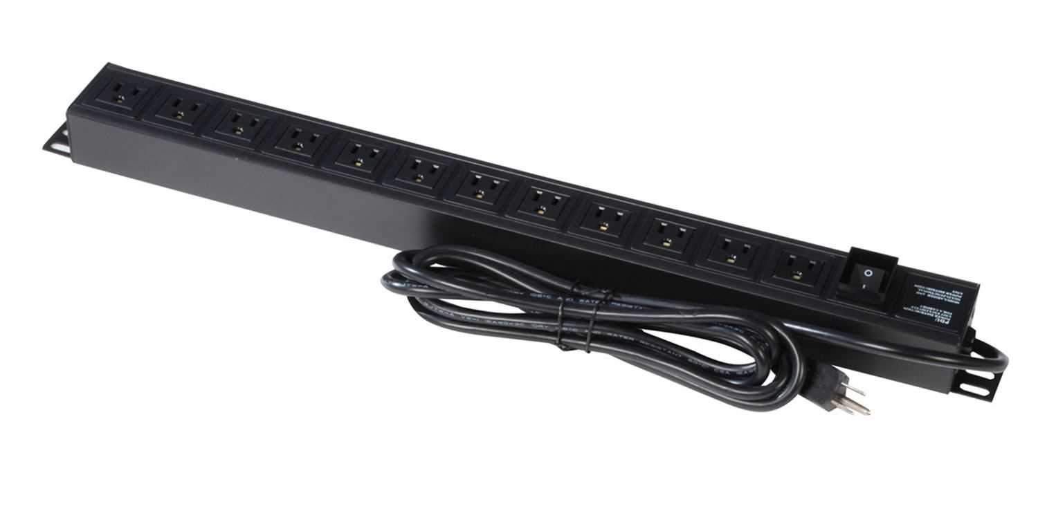 Gator GEPDU12UL 12 Outlet Rackmount Power Station
