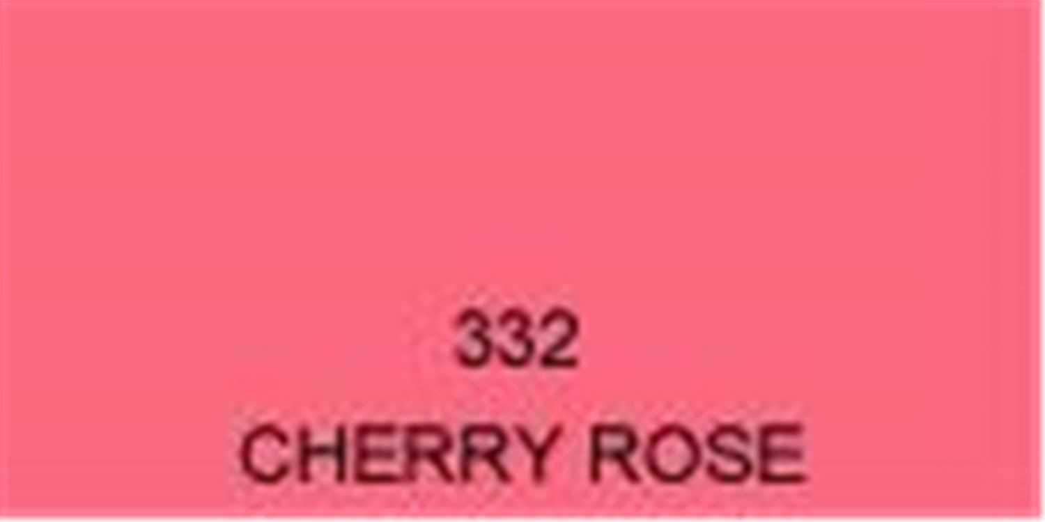 Rosco Roscolux Filter #332: Cherry Rose | Solotech