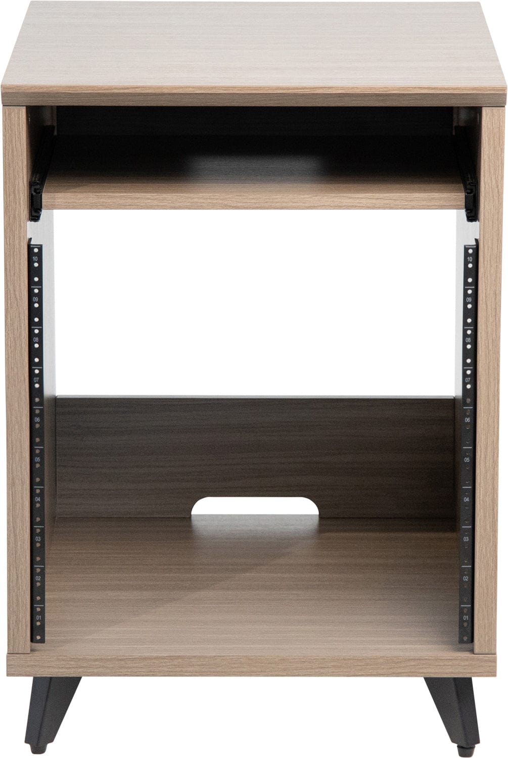 Gator GFW-ELITEDESKRK-G Elite Furniture 10U Rack Table Driftwood Grey