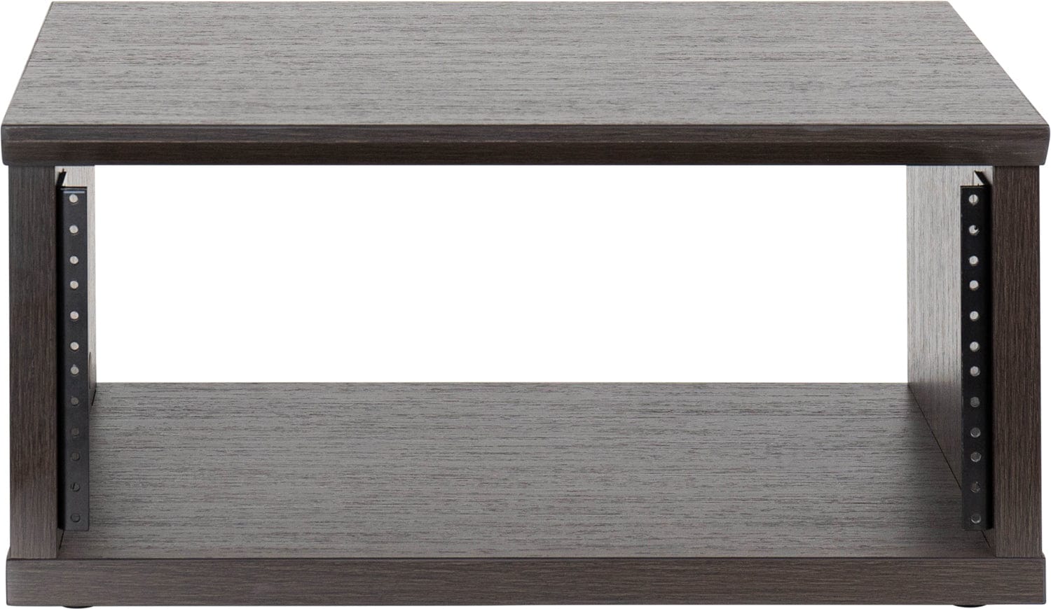 Gator GFW-ELITERK-4U-B Elite Furniture 4U Desktop Studio Rack Walnut