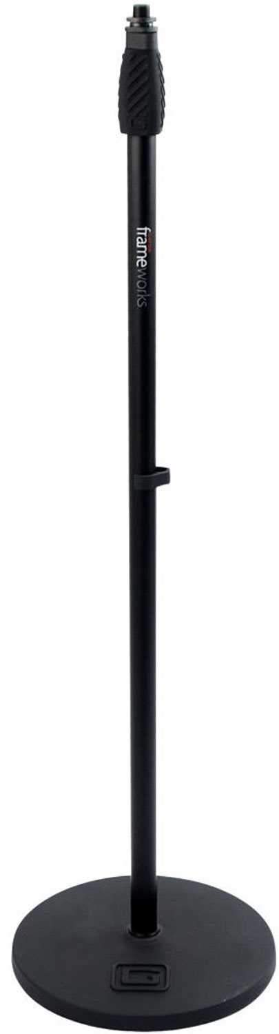 Gator GFW-MIC-1000 Round 10-Inch Base Mic Stand with Twist Clutch ...
