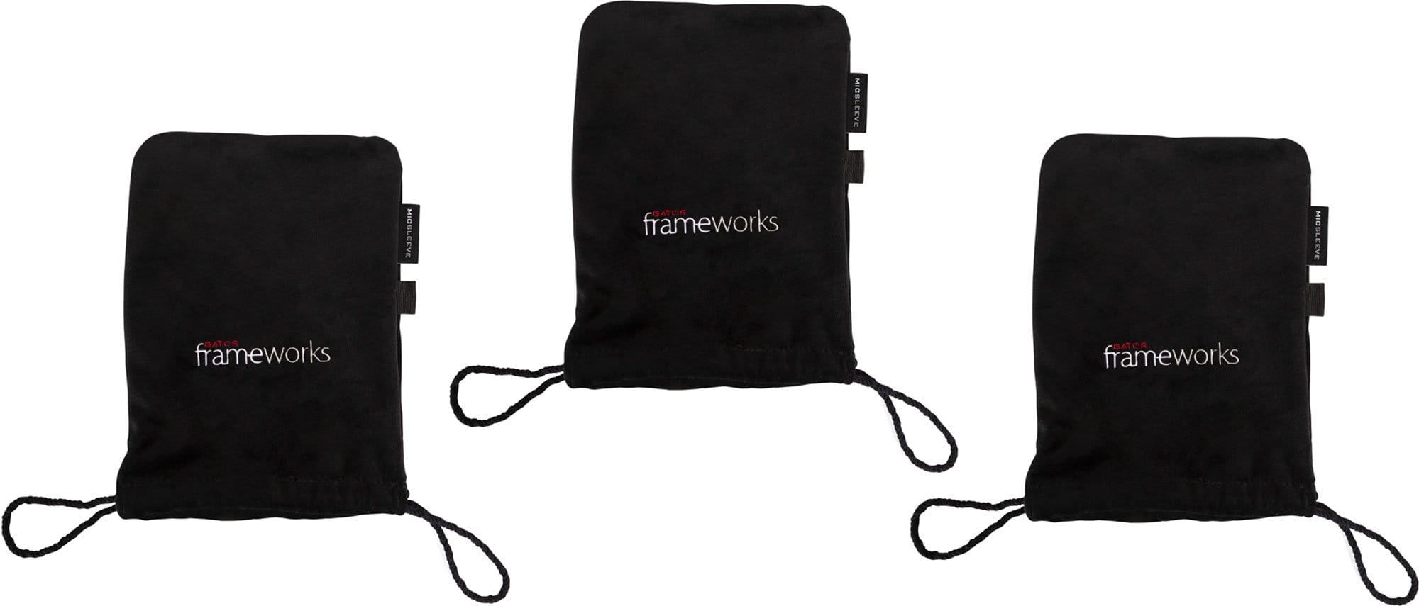 Gator Soft Bag For Studio Mics - 3 Pack