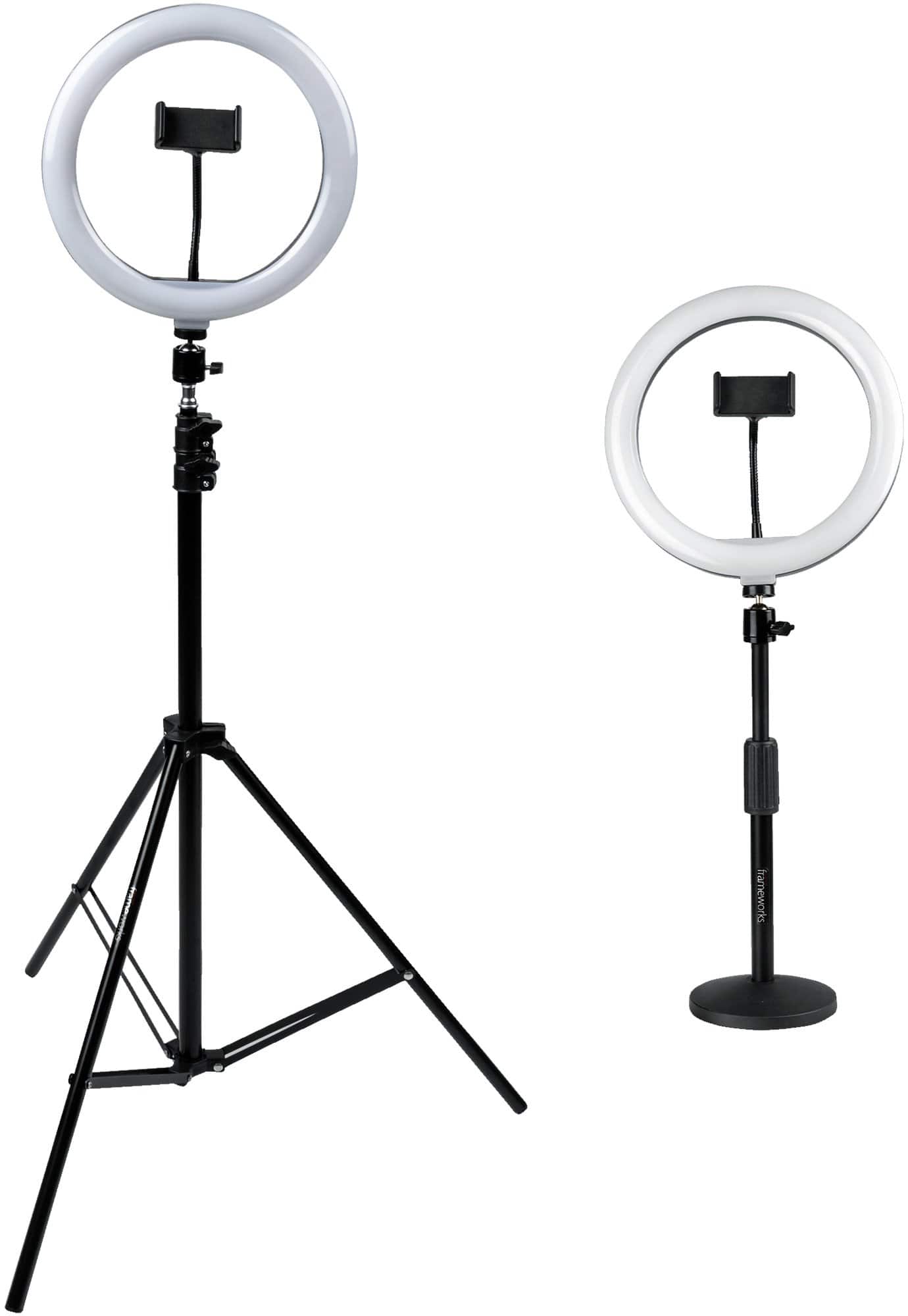 Gator GFW-RINGLIGHTSET 2 Stands w/ LED Ring Lights