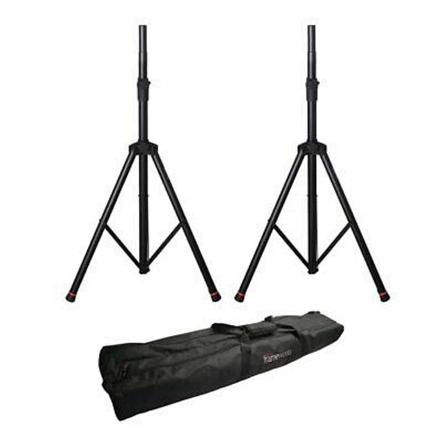 Gator GFW-SPK-3000SET Speaker Stand Pack with Bag