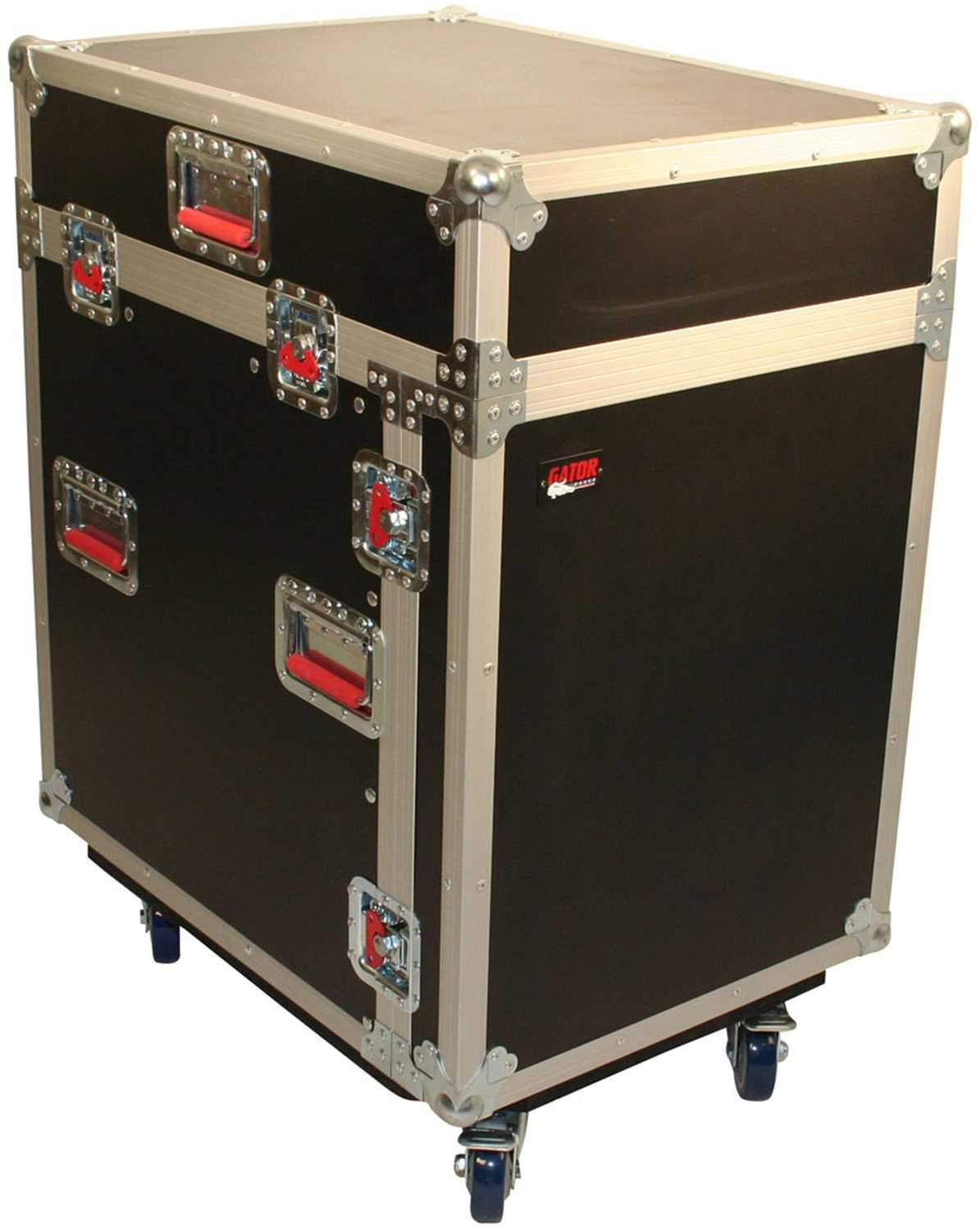 Gator 12U Top 12U Side Audio Road Console Rack
