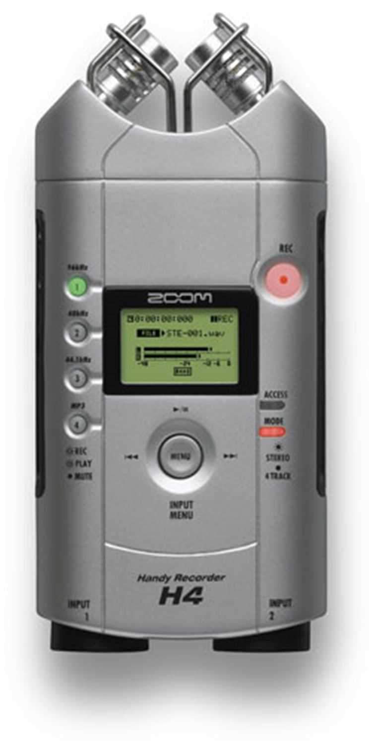 Zoom H4 Handheld Digital 4-Track Portable Recorder