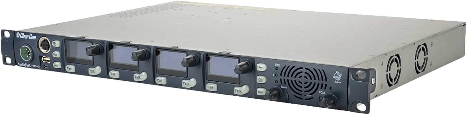 Clear-Com HMS-4X 4-Channel 1RU Digital Main Station