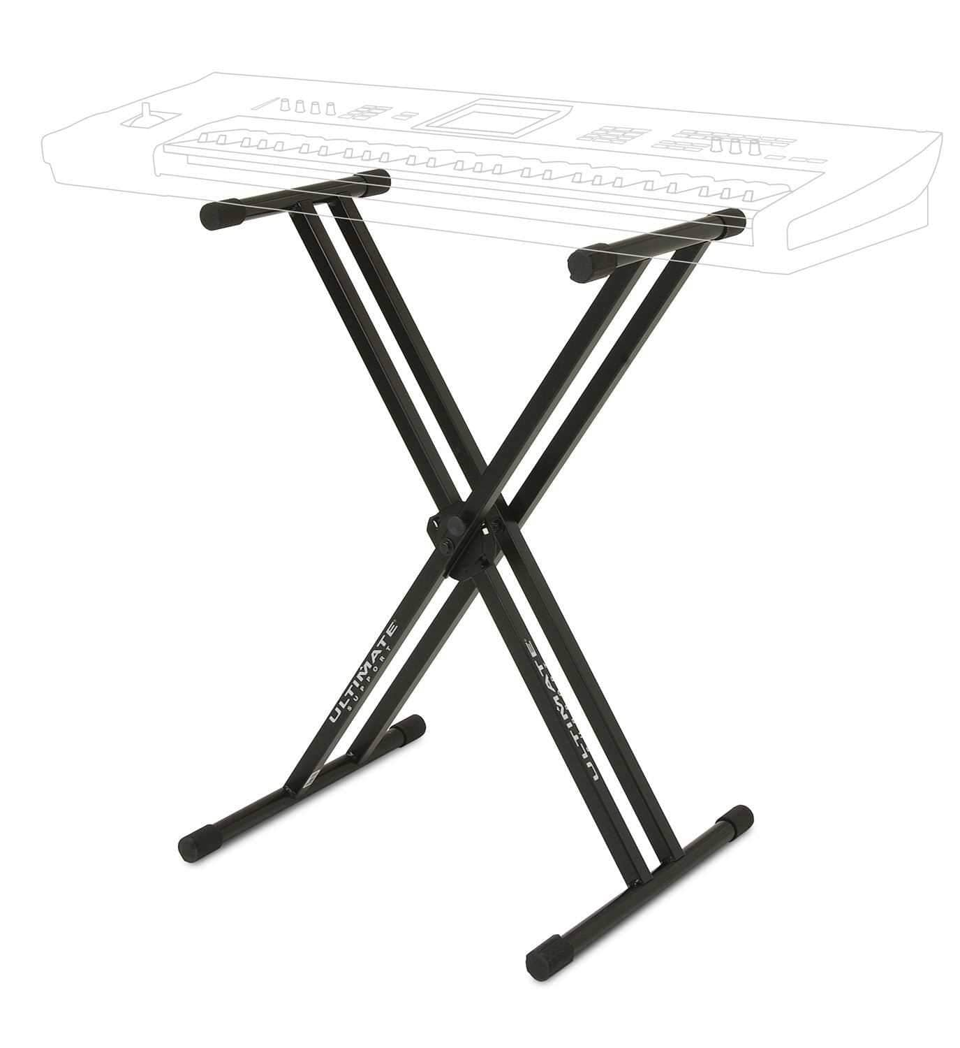 Ultimate IQ2000 Pro Double Brace Keyboard X Stand | Solotech