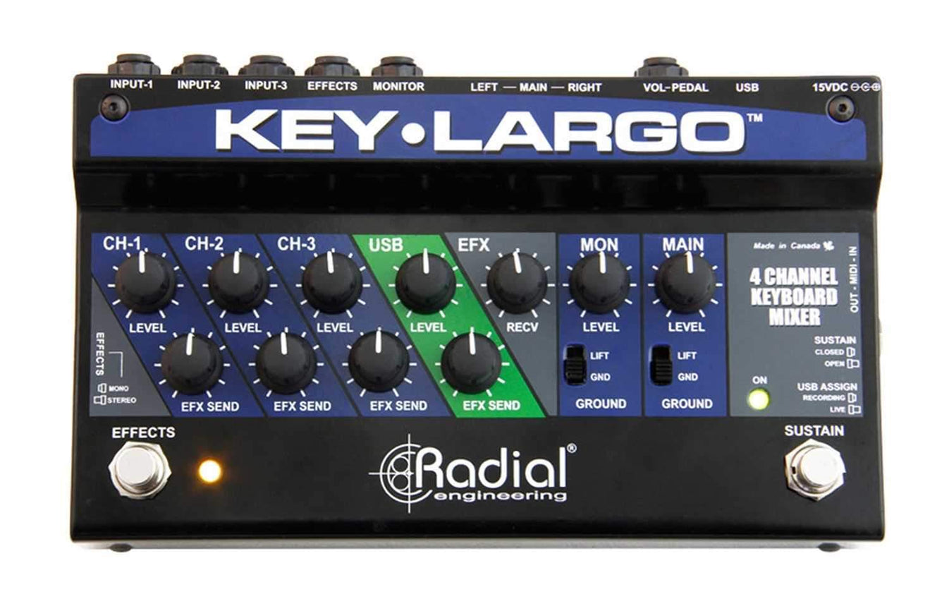 Radial Key-Largo Keyboard Mixer & Performance Pedal