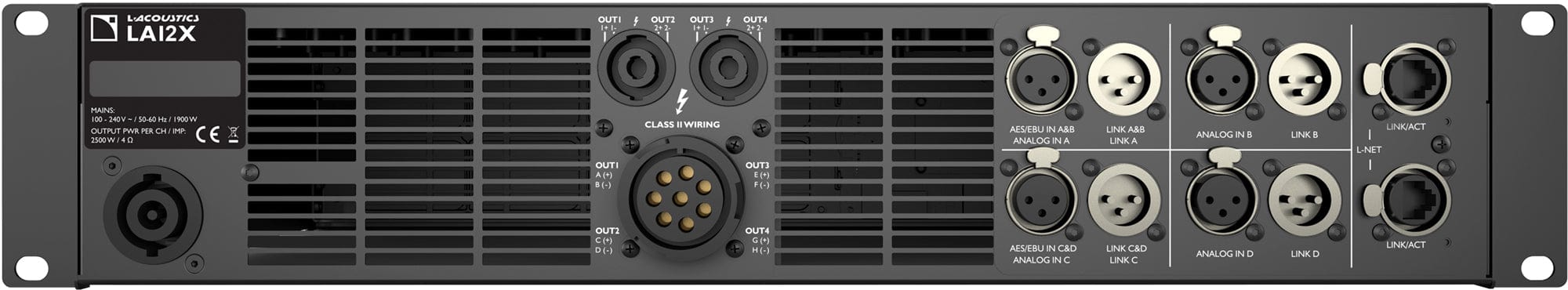L-Acoustics LA12X US Amplified Controller 4x2600w 4-Ohms