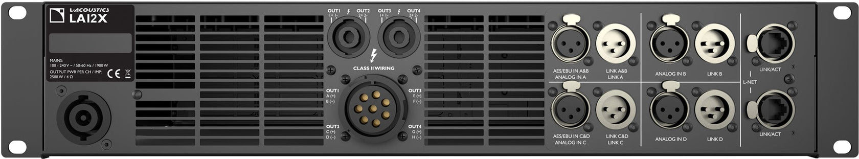 L-Acoustics LA12X US Amplified Controller 4x2600w 4-Ohms