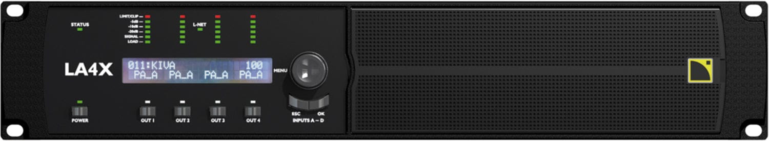 L-Acoustics LA12X US Amplified Controller 4x2600w 4-Ohms