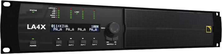 L-Acoustics LA4X US Amplified Controller with PFC 4x1000-Watt 8-Ohms