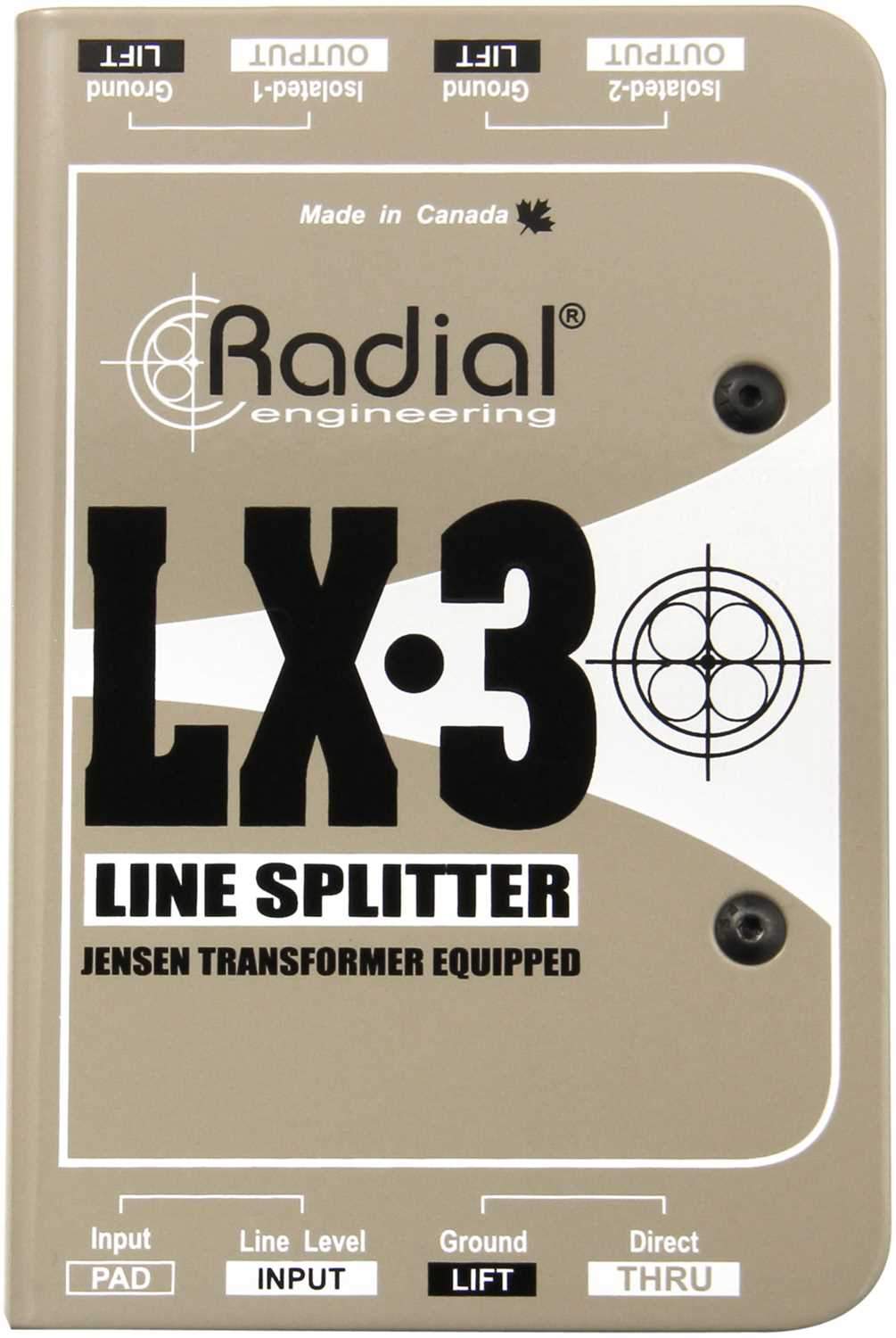 Radial LX8 8 Channel Balanced Line Level Splitter
